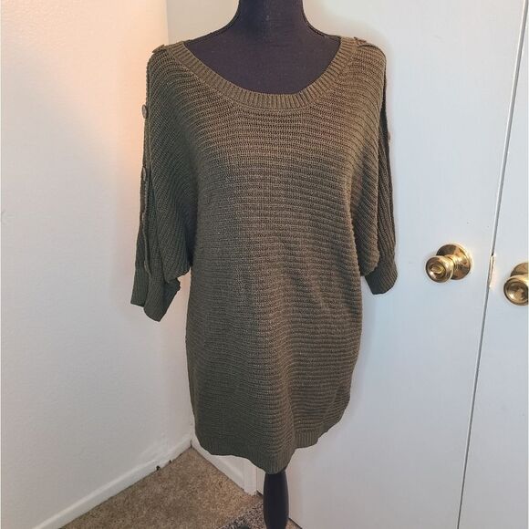 Misia | Tops | Misia Curvy 2xgreen Longsleeve Blouse | Poshmark